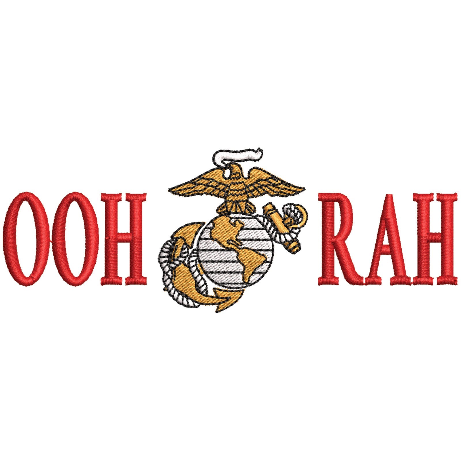 Marine: Ooh Rah Symbol | Embroidery Design at e4Bigs – e4Bigs.com
