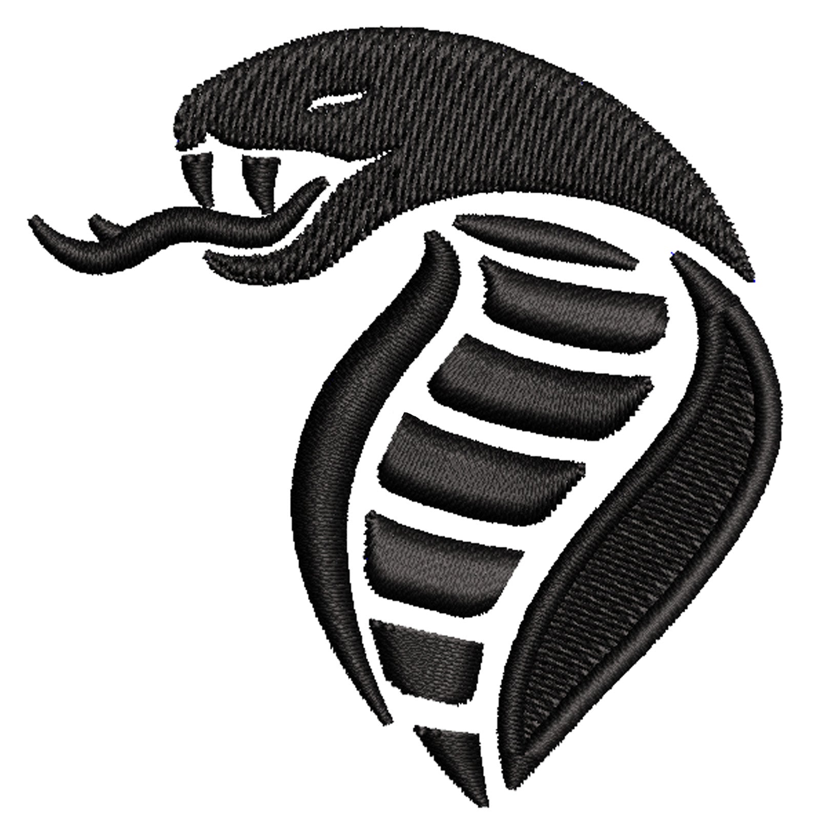 Animal: King Cobra | Embroidery Design at e4Bigs – e4Bigs.com