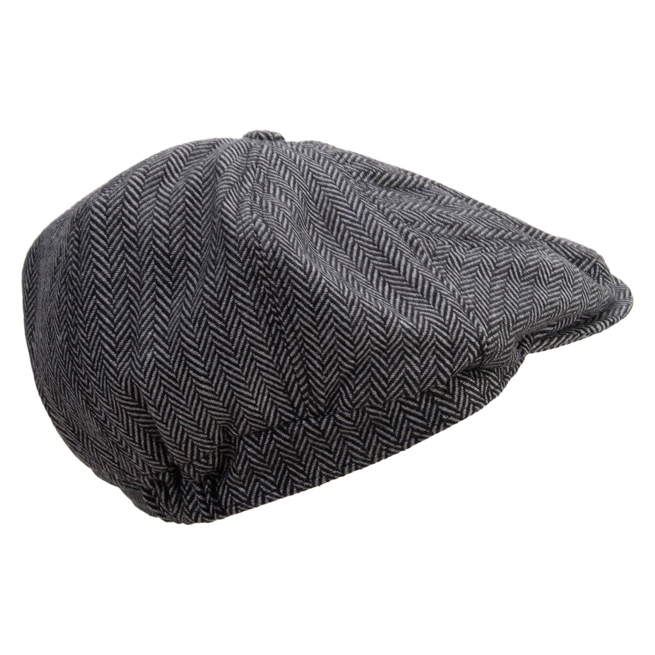 Oversize Ivy Hat: Big Size 6 Panel Herringbone Applejack Ivy Cap at ...