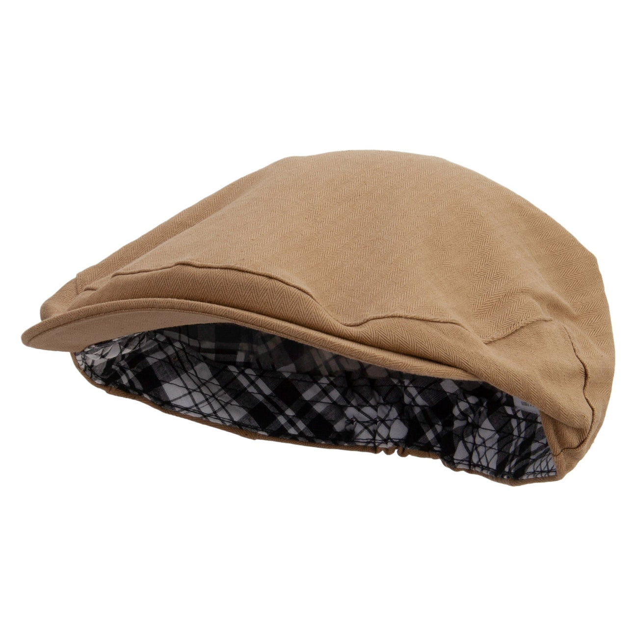 Oversize Ivy Hat: Big Size Cotton Herringbone Stitch Ivy Cap at e4Bigs ...