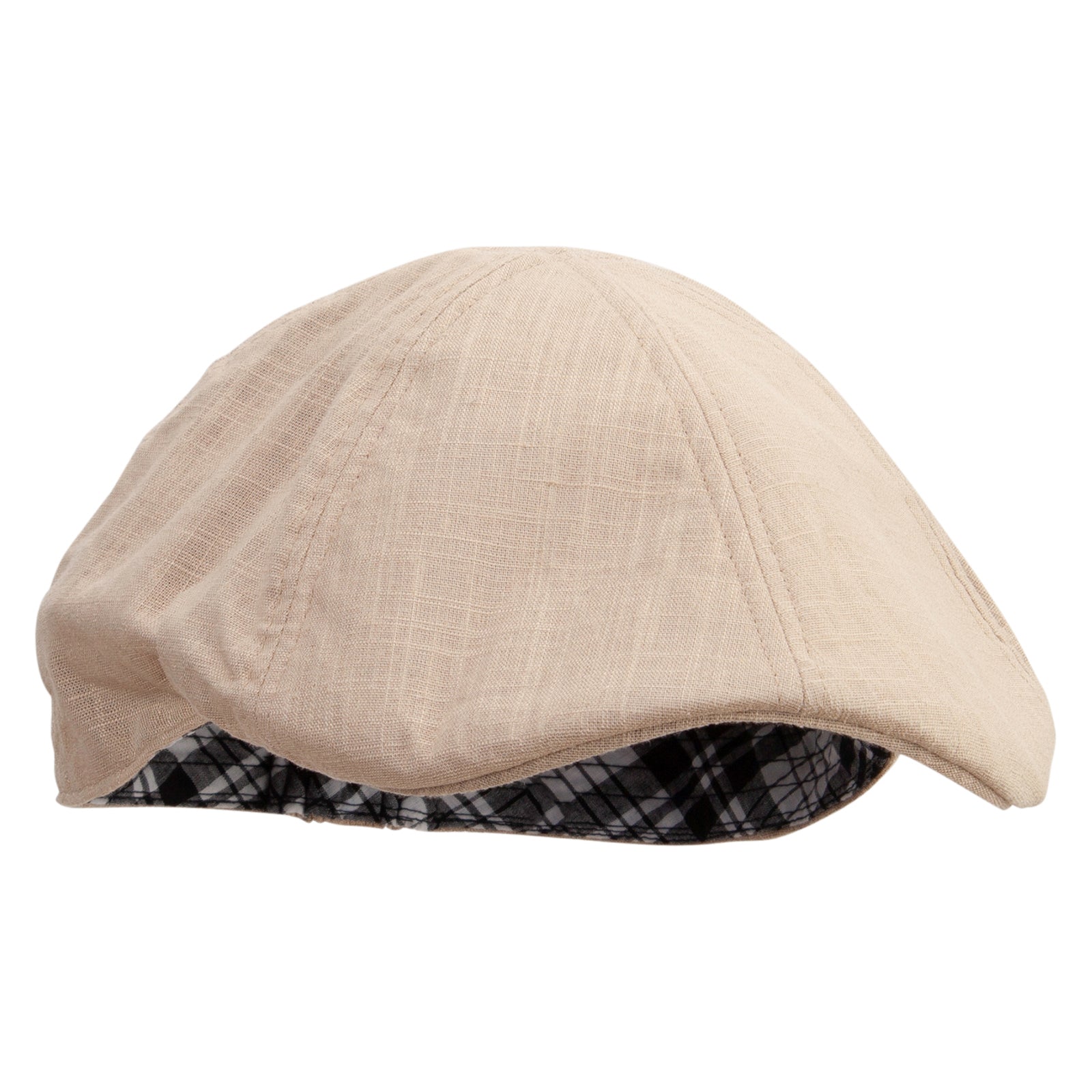 Oversize Ivy Hat: Big Size Linen Mixed Duck Bill Ivy Cap at e4Bigs ...