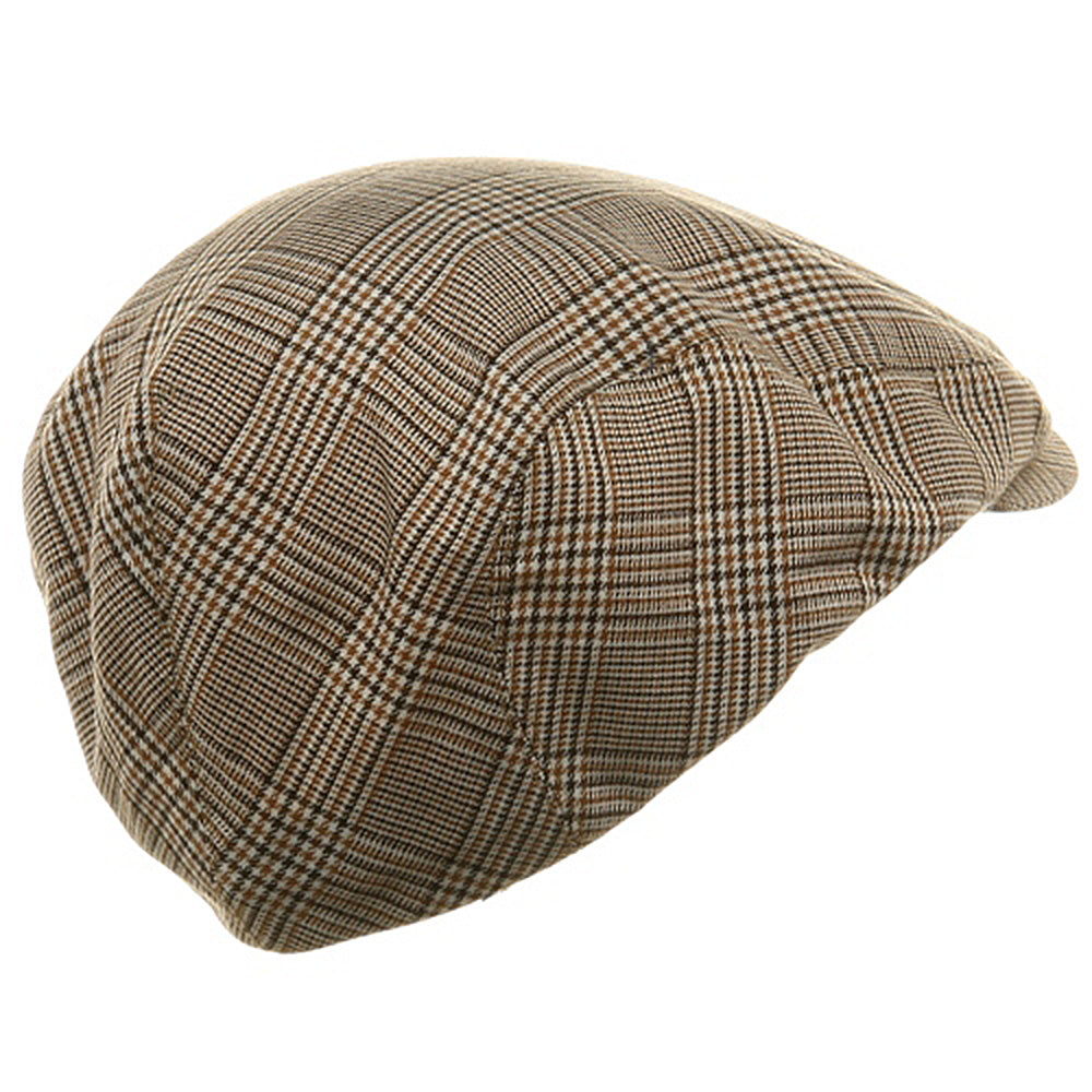 Ivy Hat: Big Size Elastic Plaid Fashion Ivy Cap at e4Bigs – e4Bigs.com